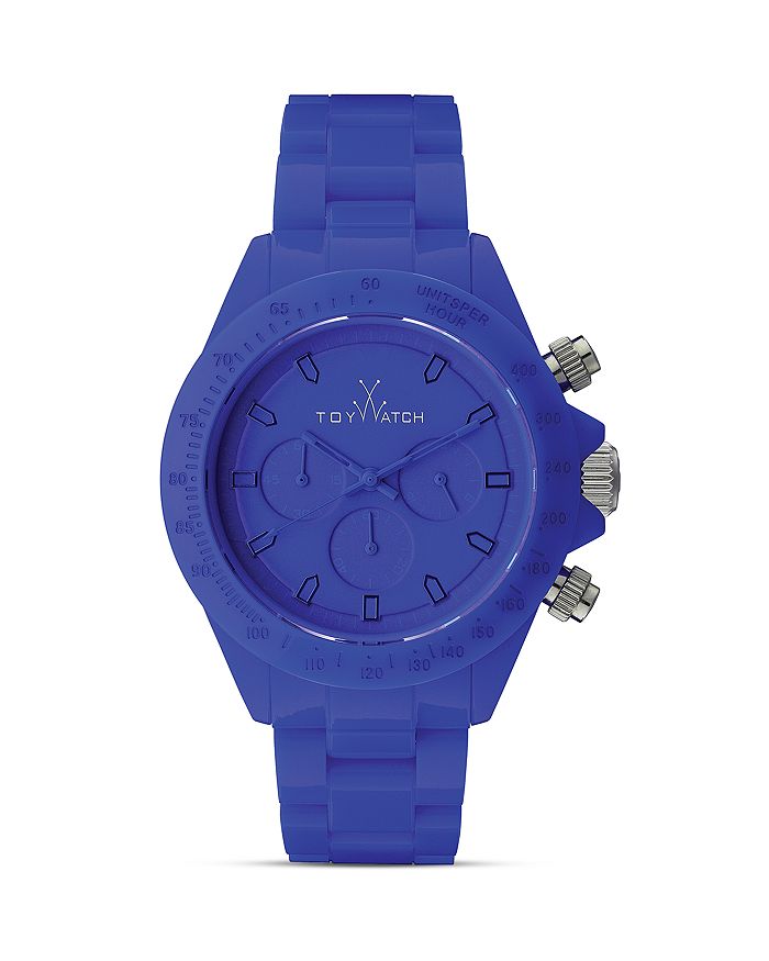 ToyWatch Monochrome Blue Chronograph Watch, 41mm | Bloomingdale's