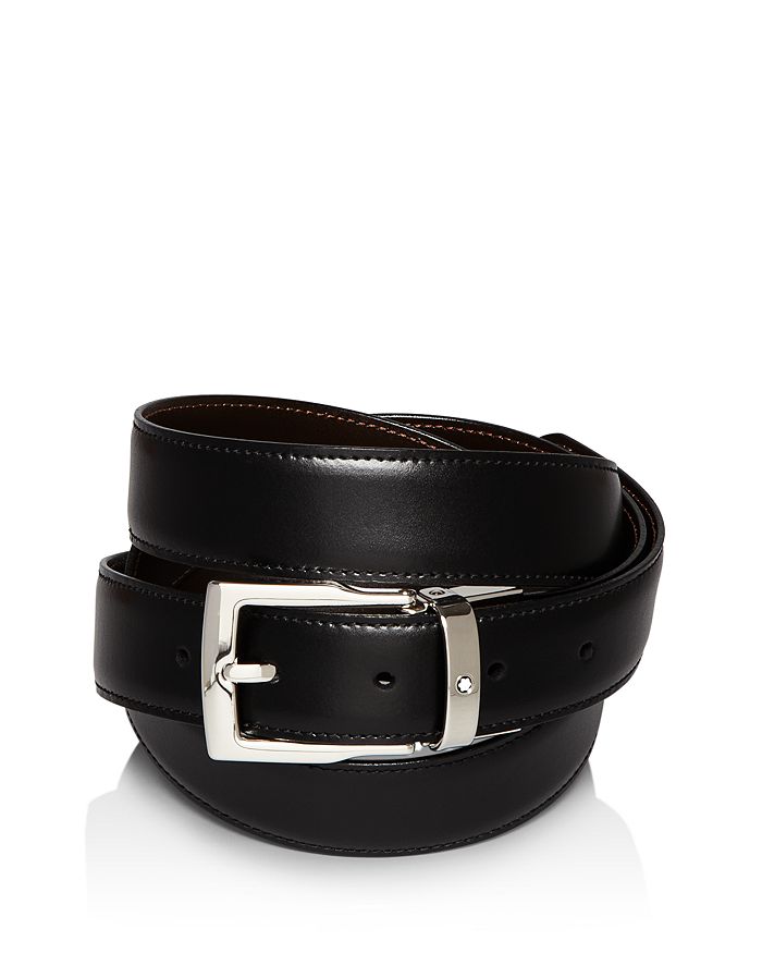 Montblanc Men's Rectangular Buckle Reversible Belt | Bloomingdale's