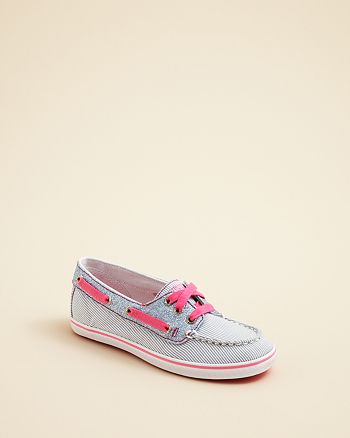 Sperry Girls' Contrast Lace Cruiser Boat Shoes - Little Kid, Big Kid ...
