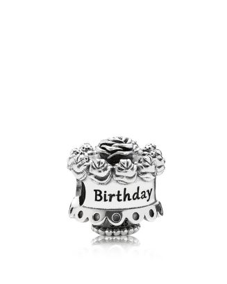 Pandora Moments Collection Sterling Silver Happy Birthday Charm ...