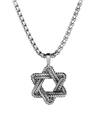David Yurman Chevron Star of David on Chain, 22" | Bloomingdale's