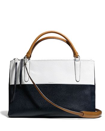 COACH The Borough Bag in Colorblock Boarskin Leather | Bloomingdale's