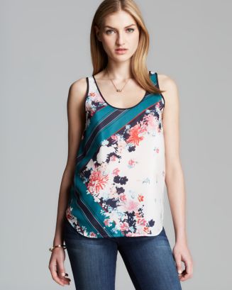 FRENCH CONNECTION Top - Fast Belle Garden Border | Bloomingdale's