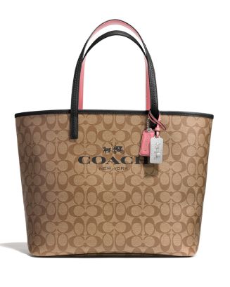 COACH Tote in Signature C Coated Canvas | Bloomingdale's