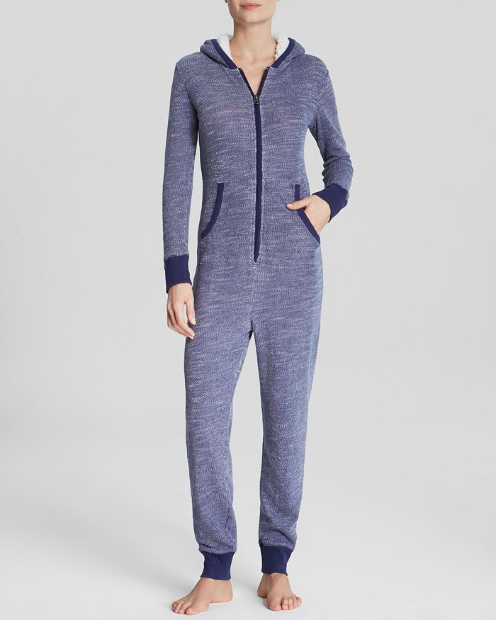 Splendid Intimates Long Sleeve Hooded Romper | Bloomingdale's