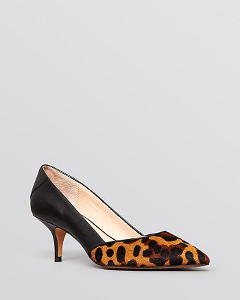 FRENCH CONNECTION Pointed Toe Pumps - Efayla Mid Heel | Bloomingdale's