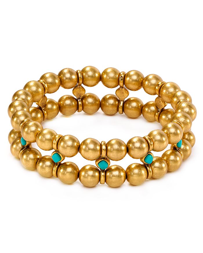 Ralph Lauren Double Row Bead Bracelet | Bloomingdale's