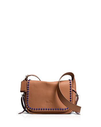 COACH Rivets Dakotah Crossbody in Calf Leather | Bloomingdale's