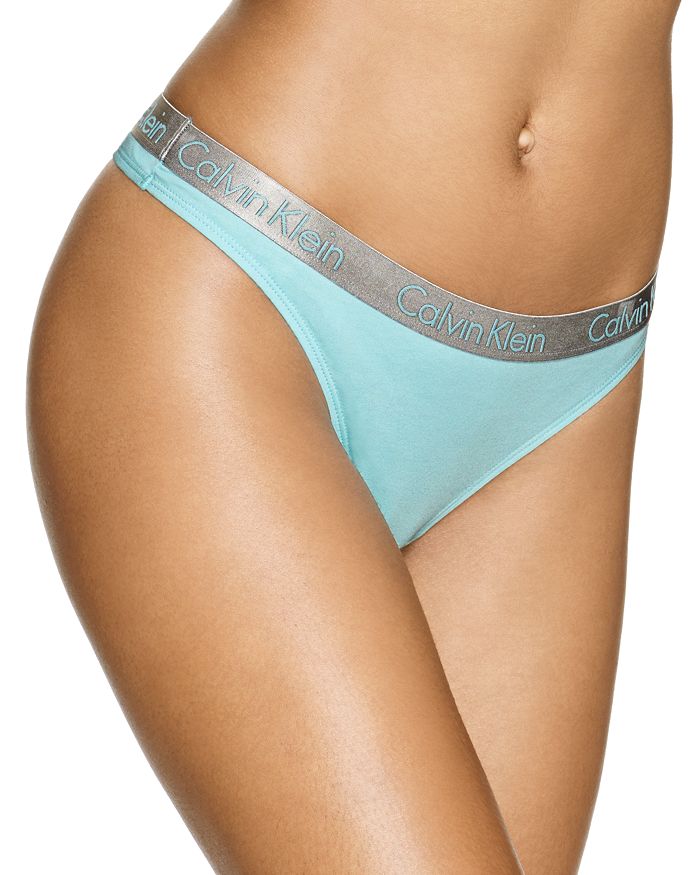 Calvin Klein Radiant Cotton Thong | Bloomingdale's