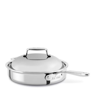 All-Clad All Clad d7 Stainless 3 Quart Pan Roaster with Lid ...