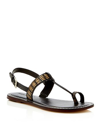 Bernardo Maverick T-Strap Slingback Flat Sandals | Bloomingdale's