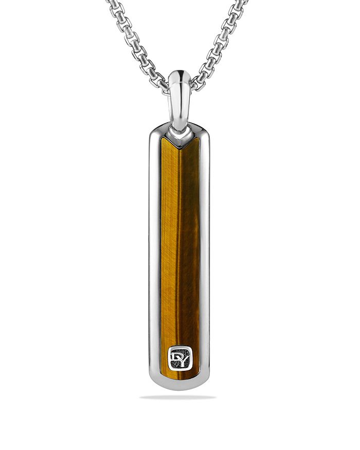 David Yurman Exotic Stone Tag with Tigers Eye | Bloomingdale's