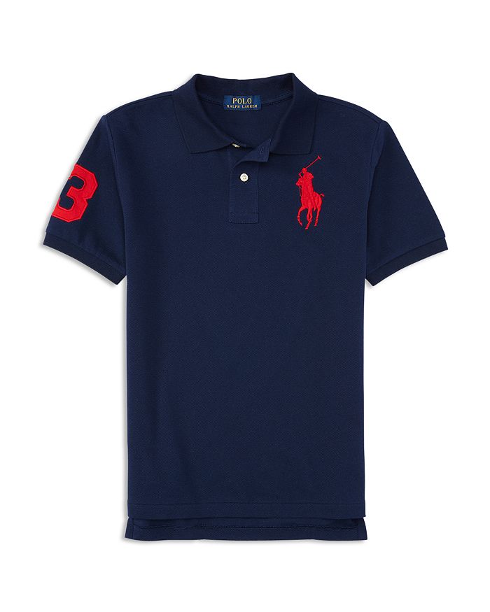 Ralph Lauren Boys' Mesh Big Pony Polo Shirt - Sizes S-XL | Bloomingdale's