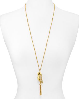 kate spade new york Out of Office Parrot Locket Necklace, 31 ...