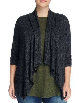 B Collection by Bobeau Curvy Ami Drape Front Cardigan | Bloomingdale's