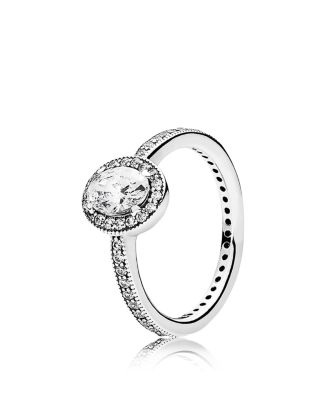 Pandora Ring - Sterling Silver & Cubic Zirconia Vintage Elegance ...