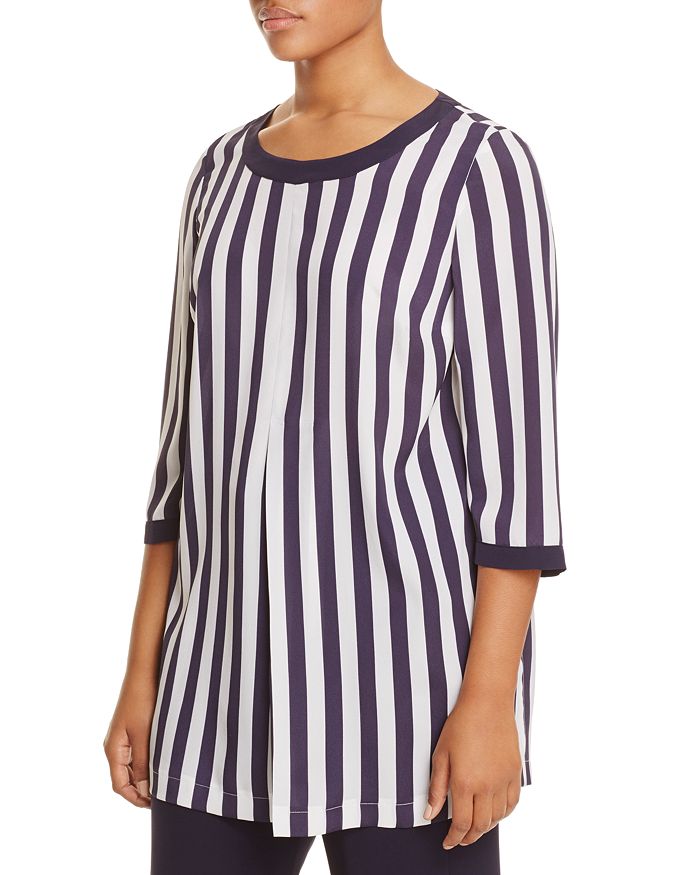 Marina Rinaldi Filo Stripe Tunic | Bloomingdale's