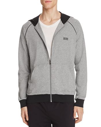 BOSS Hugo Boss Zip-Front Hoodie Sweatshirt | Bloomingdale's