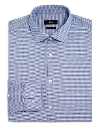 BOSS Ismo Triangle Slim Fit Dress Shirt | Bloomingdale's
