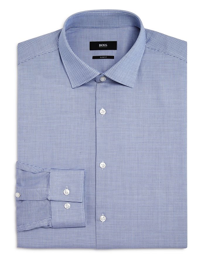 BOSS Ismo Triangle Slim Fit Dress Shirt | Bloomingdale's