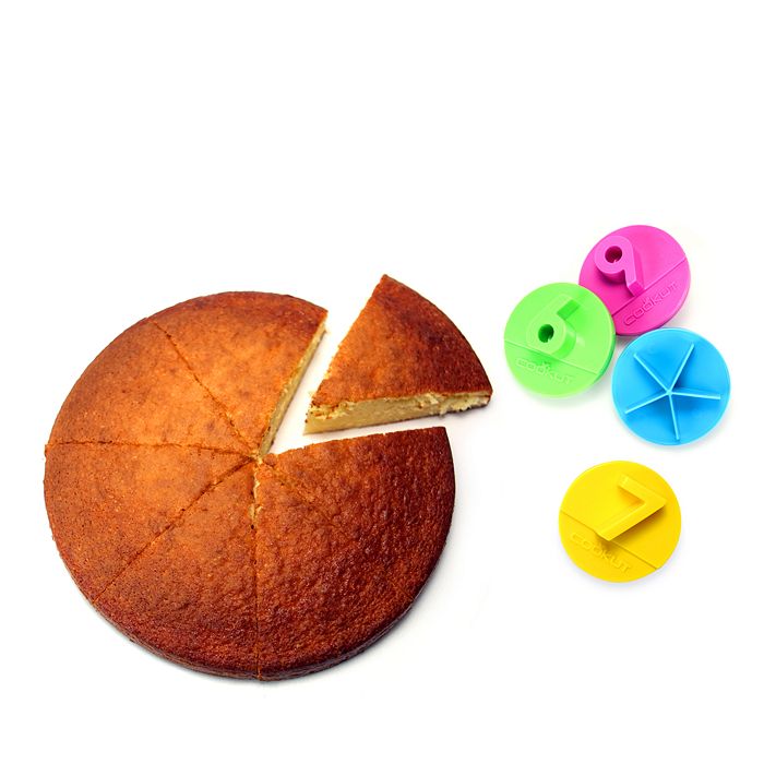 Cookut Cake Slice Markers, Set of 4 | Bloomingdale's