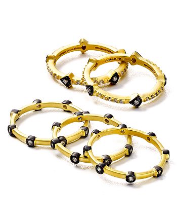 Freida Rothman Stacking Rings, Set of 5 | Bloomingdale's