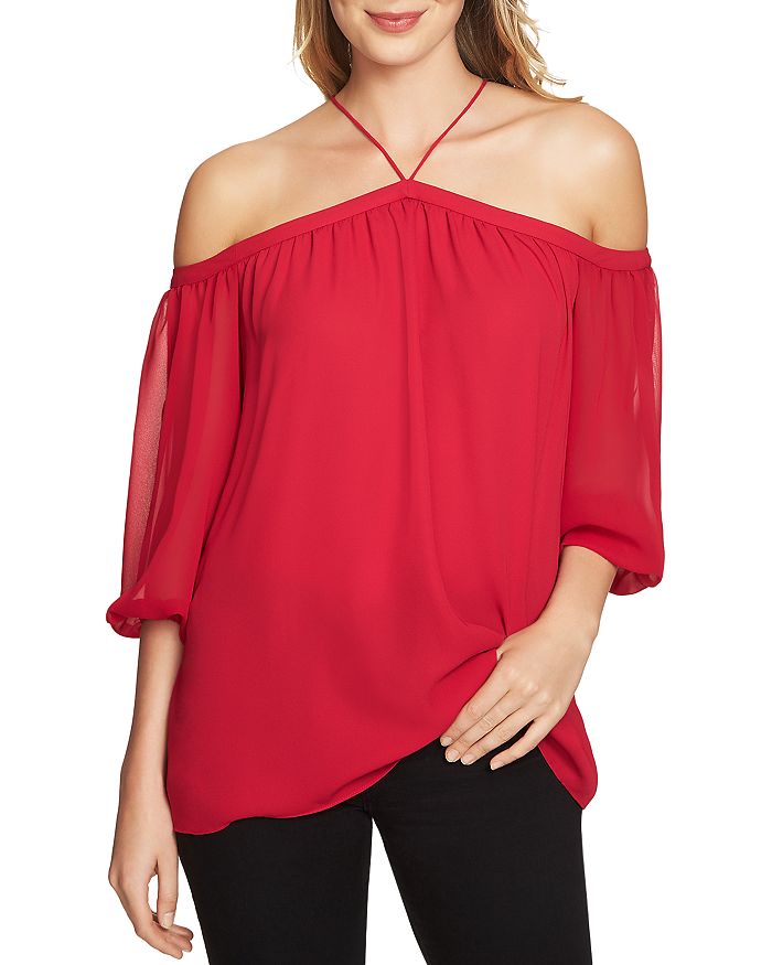 1.STATE Cold-Shoulder Blouse | Bloomingdale's