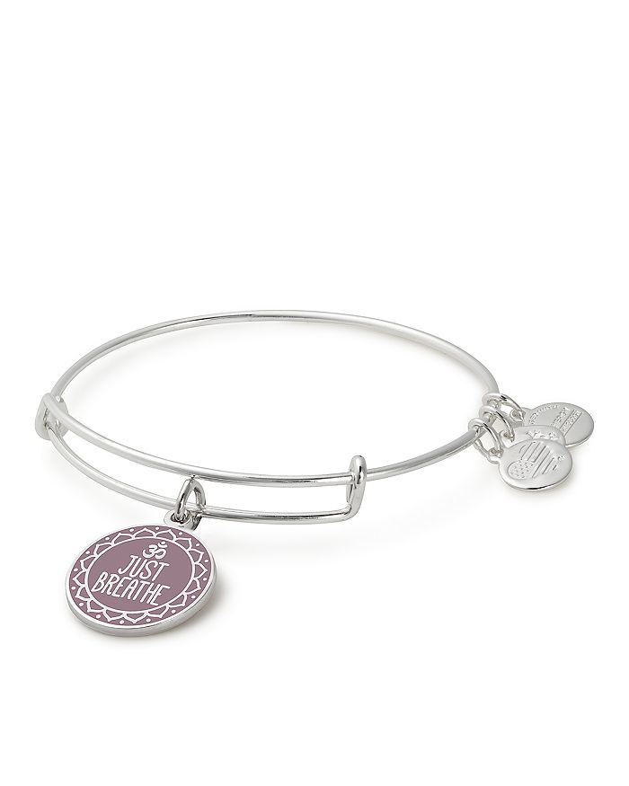 Alex and Ani Words Are Powerful Just Breathe Expandable Wire Bangle ...