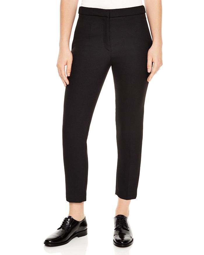 Sandro Andy Cropped Straight-Leg Pants | Bloomingdale's