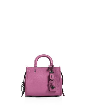 COACH Rogue 17 Leather Satchel | Bloomingdale's