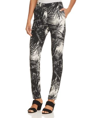 Theory Printed Silk Boyfriend Pants | Bloomingdale's