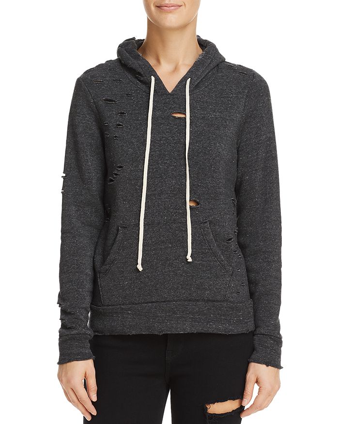 ALTERNATIVE Distressed Hooded Sweatshirt | Bloomingdale's