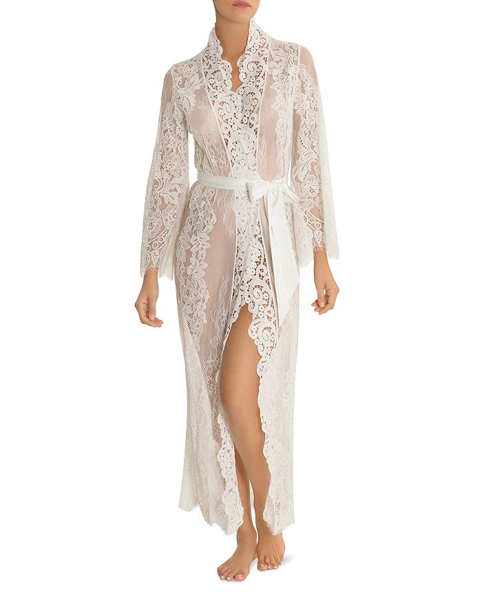 Jonquil Long Lace Robe | Bloomingdale's