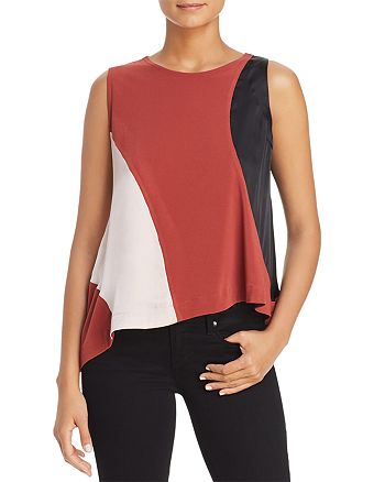Kenneth Cole Color Block Asymmetric Swing Top | Bloomingdale's