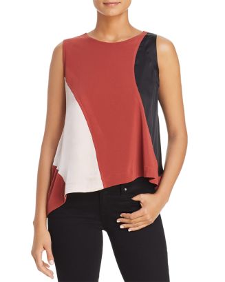 Kenneth Cole Color Block Asymmetric Swing Top | Bloomingdale's