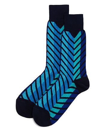 The Men's Store at Bloomingdale's Exploded Chevron Socks - 100% ...