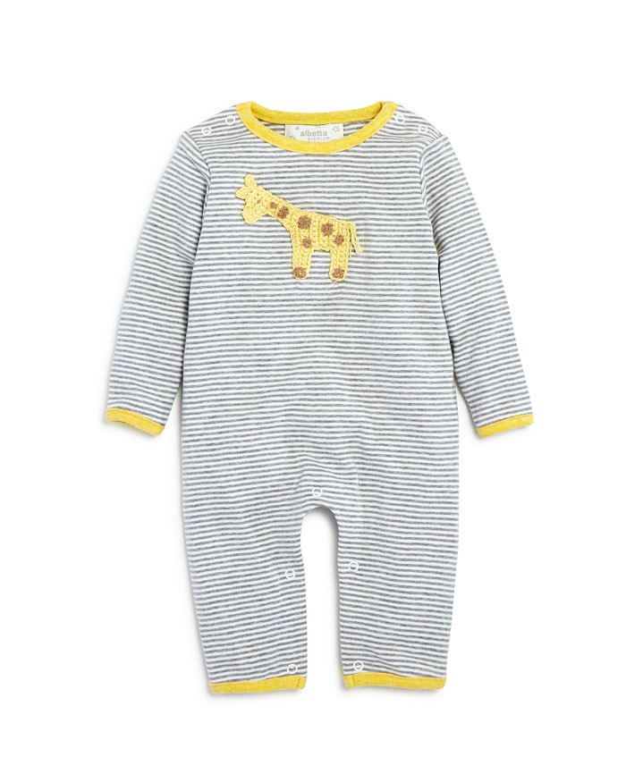 Albetta Unisex Crochet-Giraffe Striped Coverall, Baby - 100% Exclusive ...