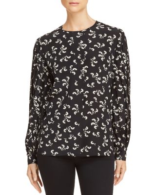 Elizabeth and James Celie Printed Silk Top | Bloomingdale's