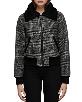 Mackage Alivia Plaid Down Jacket | Bloomingdale's