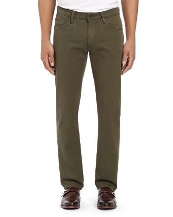 34 Heritage Courage Fine Straight Fit Twill Pants | Bloomingdale's