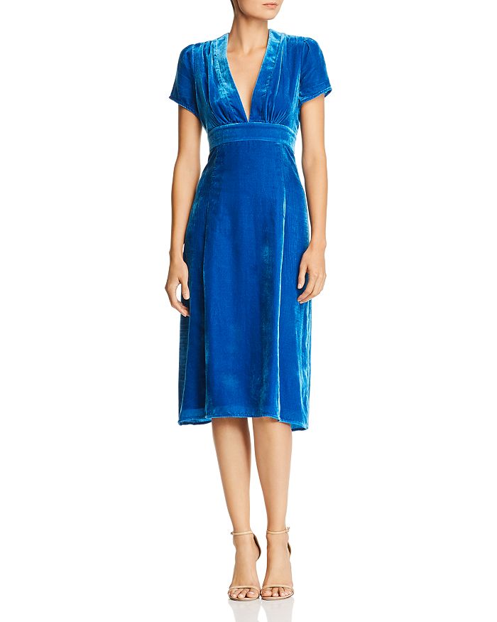 WAYF Margie Velvet Dress | Bloomingdale's