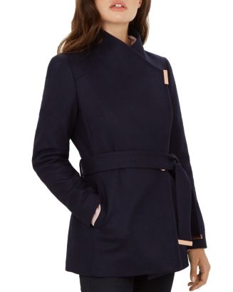 Ted Baker Rytaa Short Wrap Coat | Bloomingdale's
