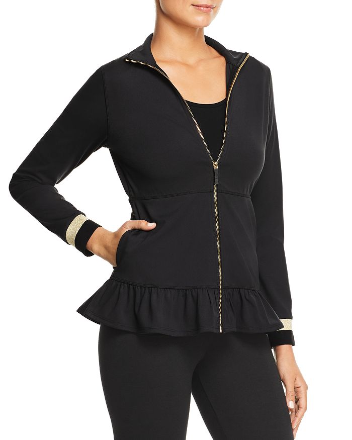kate spade new york Ruffle-Hem Jacket | Bloomingdale's
