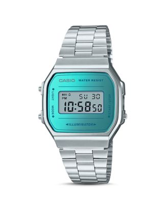 G-Shock Casio Vintage Digital Blue Watch, 36.3mm x 36.3mm | Bloomingdale's