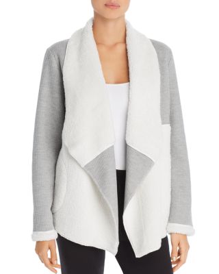 UPC 888113587256 - Women's Splendid Fleece Waffle Knit Cardigan, Size X ...