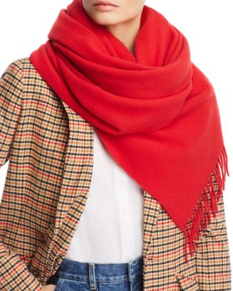 rag & bone Fringed Wool Scarf | Bloomingdale's
