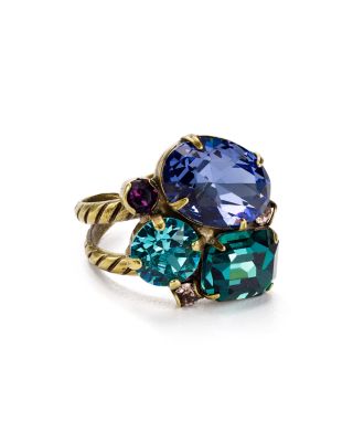 Sorrelli Stone Cluster Adjustable Cocktail Ring | Bloomingdale's