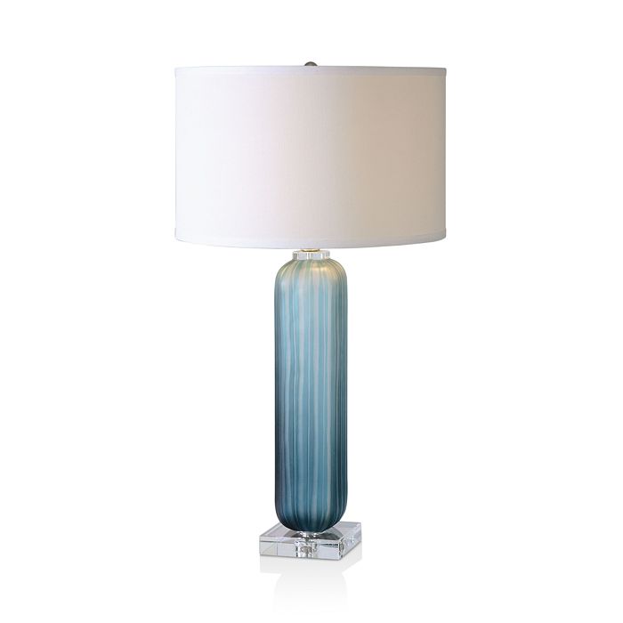 Uttermost Caudina Frosted Blue Glass Lamp | Bloomingdale's