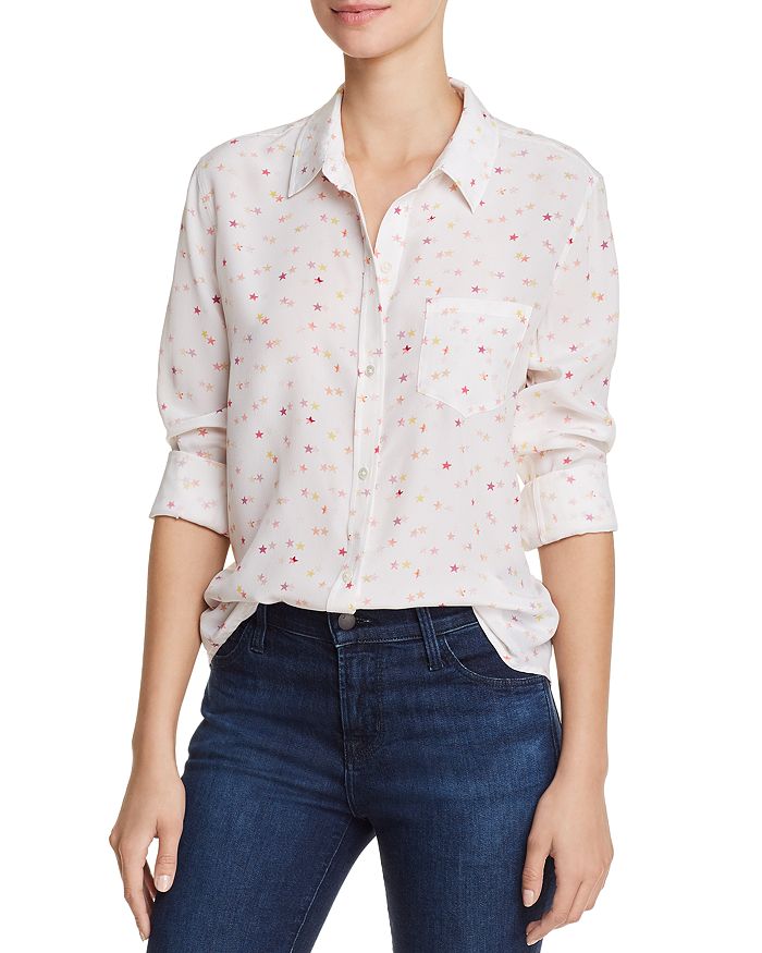 Rails Kate Printed Silk Shirt | Bloomingdale's