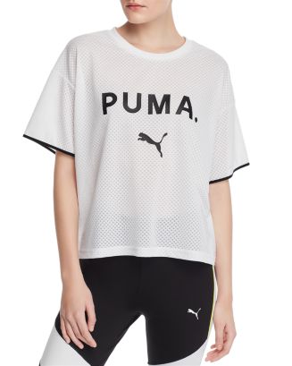 PUMA Chase Mesh Logo Tee | Bloomingdale's